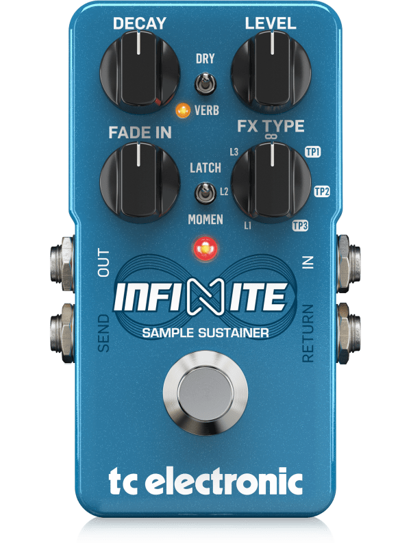 INFINITE SAMPLE SUSTAINER PEDAL PARA EFECTO TC ELECTRONIC